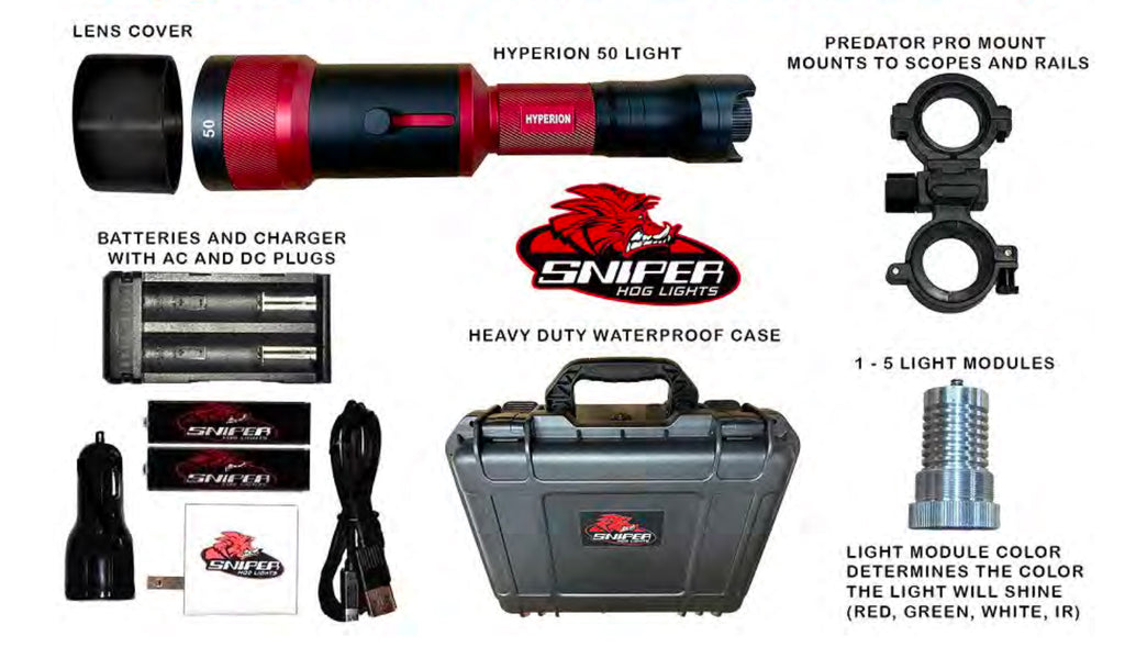 Sniper Hog Lights Hyperion 50 IR Light Kit – Night Vision Outfitters